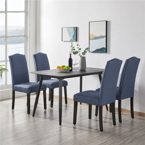 Lark Manor Mardell Fabric Upholstered Classic Dining Chair With